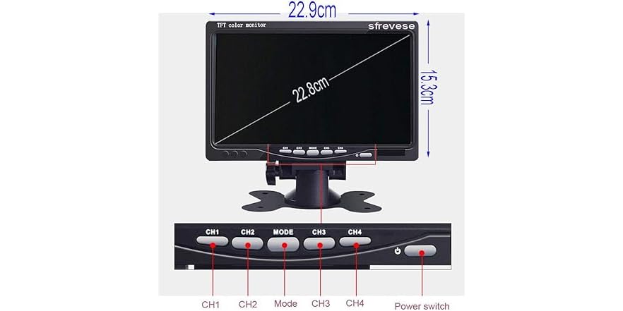 Vehicle Car Backup Cameras Monitor kit
