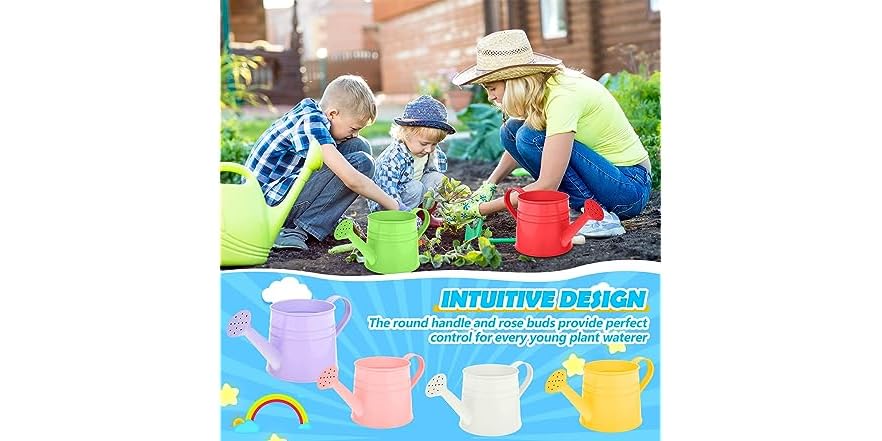 32oz Metal Watering Can for Kids 8 Pack
