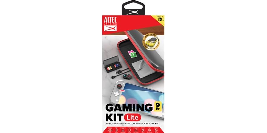 9 Piece Nintendo Switch Lite Kit