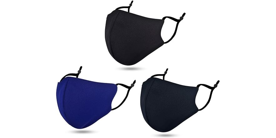 Breathable Cloth Face Masks (3-Pack)