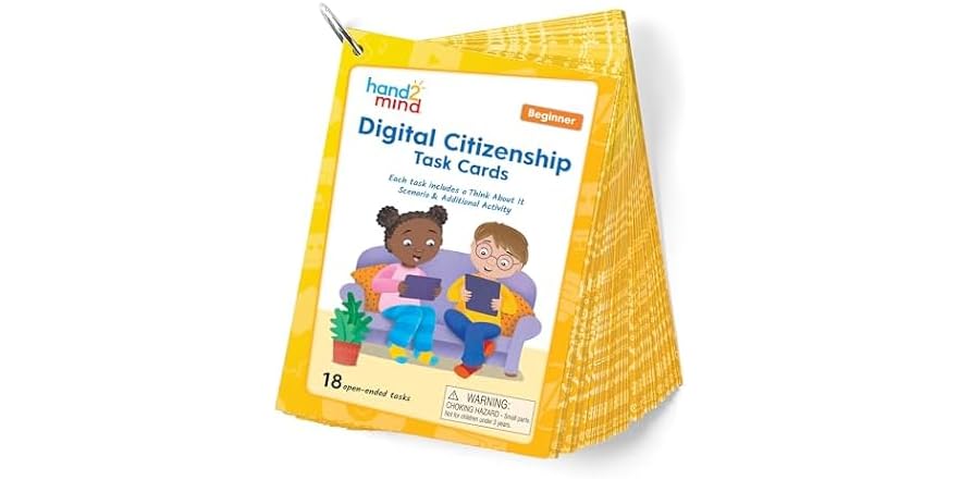 Digital Citizenship Beginner Task Cards