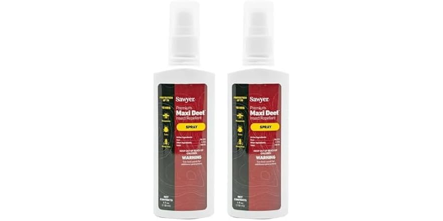 Sawyer Products Premium MAXI DEET, 100% DEET Insect Repellent
