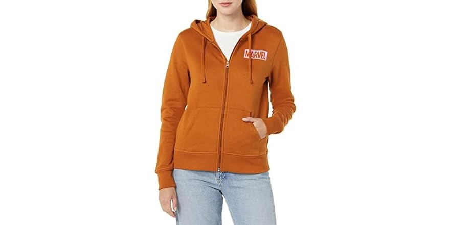 Amazon Women's Disney Logo Zip Hoodie