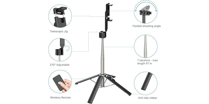 MYBAT PRO Selfie Stick Tripod w/ Remote