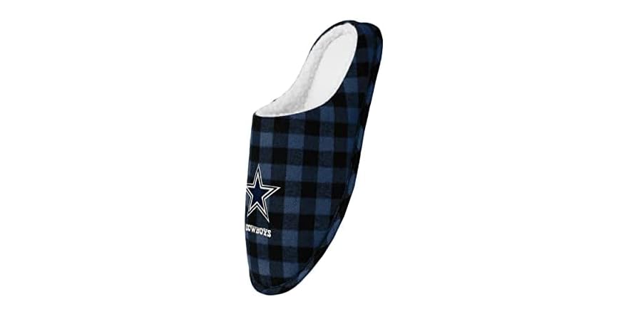 Dallas Cowboys Sherpa Lined Buffalo Slipper