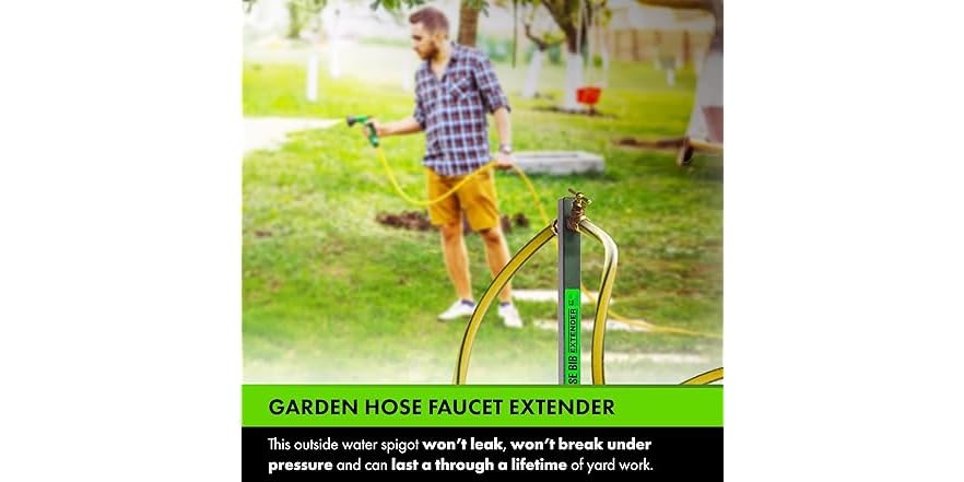 Yard Butler IHBE-6 Hose Bib Extender