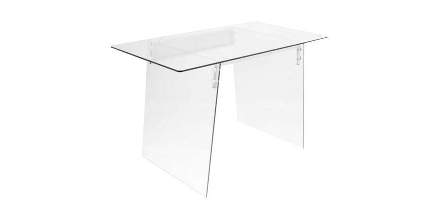 Lumisource Glacier Desk Clear