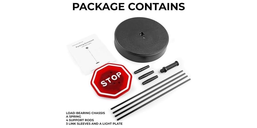 Zone Tech LED Stop Sign Parking Assistant 1 or 2pk