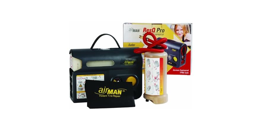 12V ResQ Pro Tire Repair Sealant & Air Compressor Kit