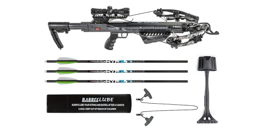 Killer Instinct Burner 415 FPS Crossbow Package 4pk
