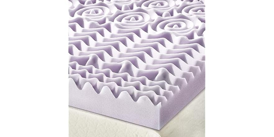 Mellow 3" Lavender Memory Foam Topper Twin