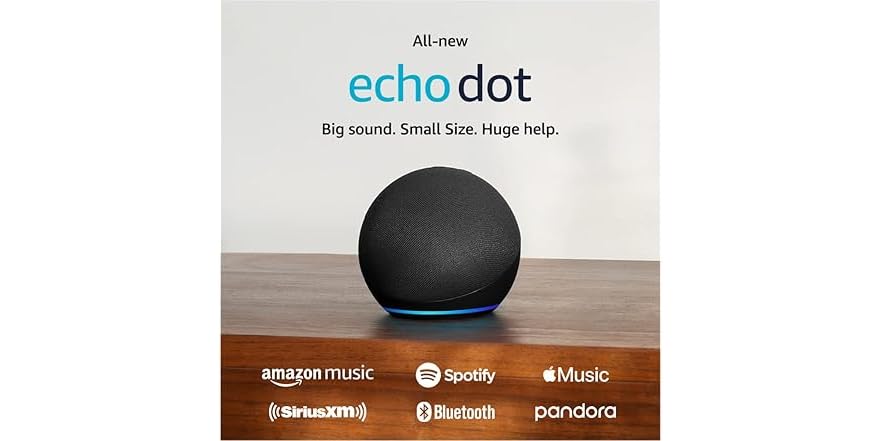 (NEW) Amazon Echo Dot (5th Gen) (2022) (Brown Box)