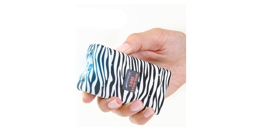 Monster Rechargeable Stun Gun with Flashlight
