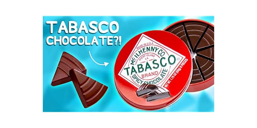 Tabasco Spicy Dark Chocolate Wedges, 1.75 oz