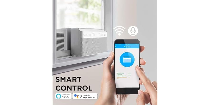 MIDEA MAW12AV1QWT 12,000 BTU Midea U Inverter Window Ai (Open Box)