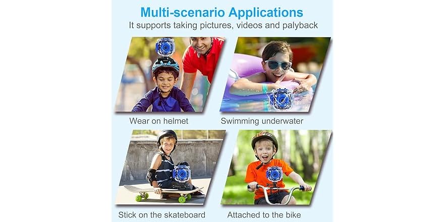 Prograce Waterproof Camera for Kids