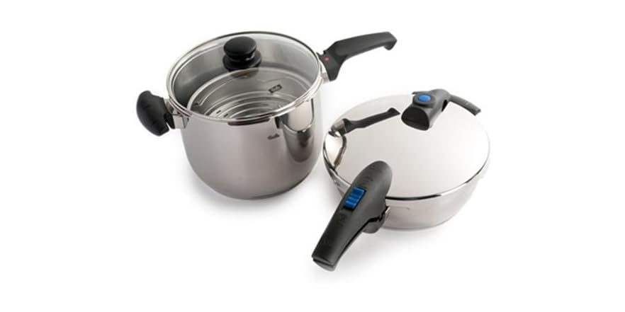 Fissler Quattro Blue Point Pressure Cooker Set