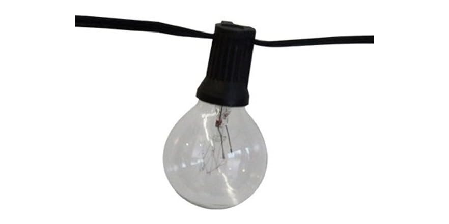 Global String Lights with Bulbs, 100-Ft