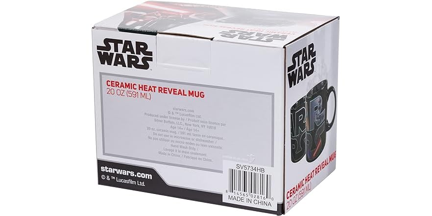 Silver Buffalo Star Wars Logo Heat Revea