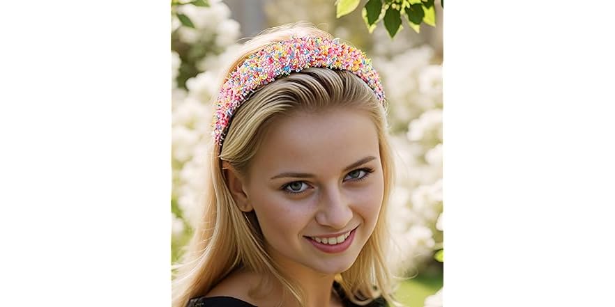 Women's Sprinkle Headband & Hair Clips