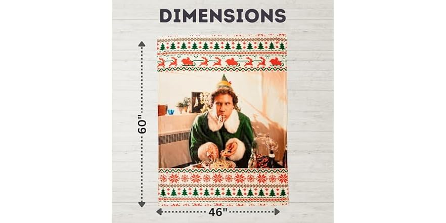 Franco Elf The Movie Buddy Blanket