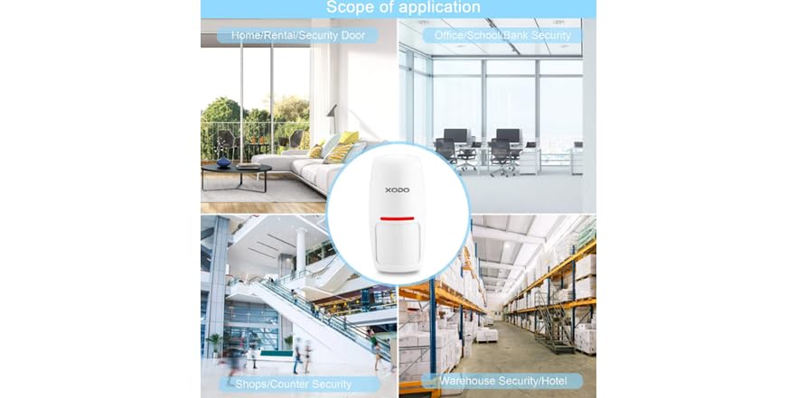 XODO PS2 Wireless Motion Sensor 2-Pack