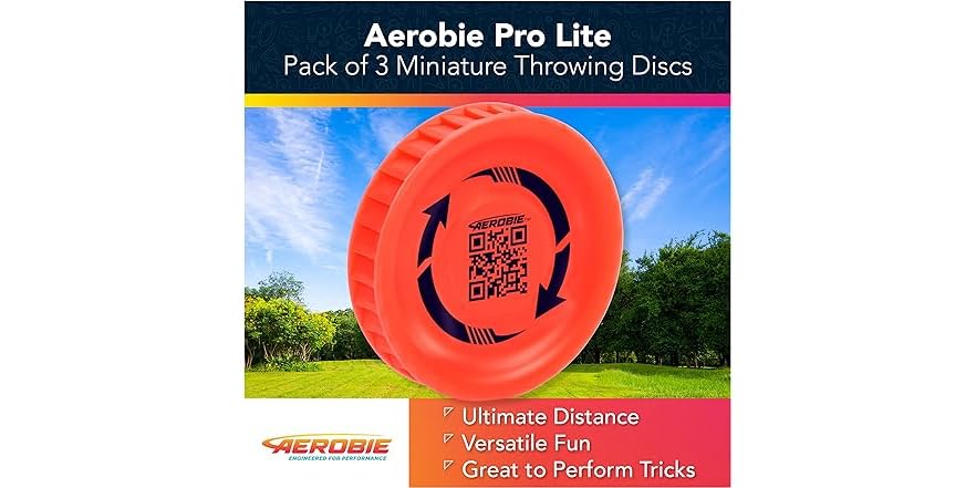 Aerobie Pro Lite 3-Pack Miniature Discs 875855