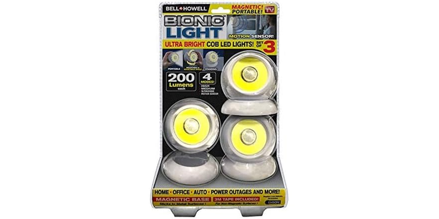 3, 6 or 9-Pk Bionic Ball LED Lights