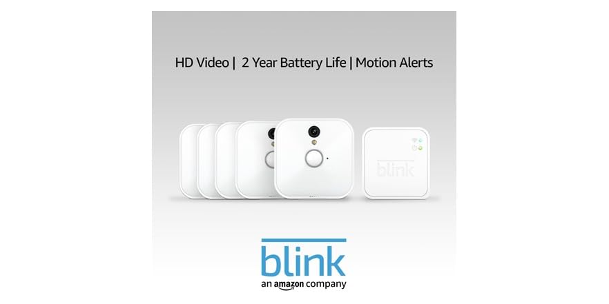 Blink Indoor Home Security Camera System - 1st Gen (5 Cam Kit)