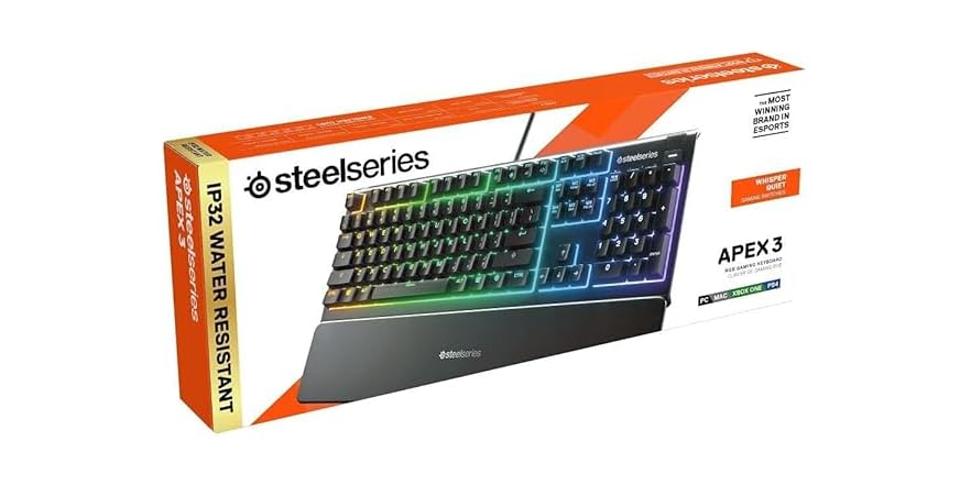 SteelSeries Apex 3 Gaming Keyboard