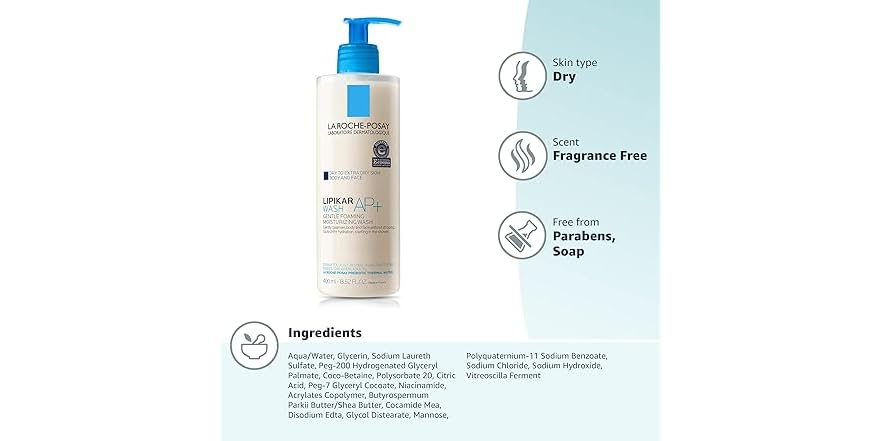 La Roche-Posay Lipikar AP + Gentle Foaming Wash