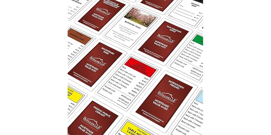 Top Trumps Monopoly Board Game Fresno CA Edition : 2-6 P