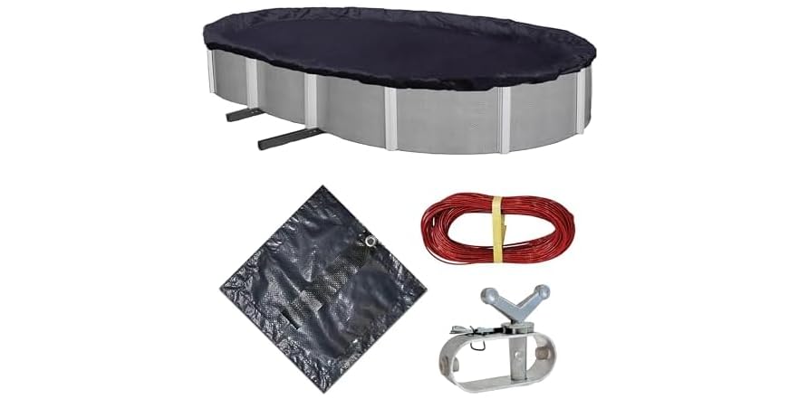 Blue Wave Bronze 8-Year 15 ft x 30 ft Oval Above Ground Pool Cover