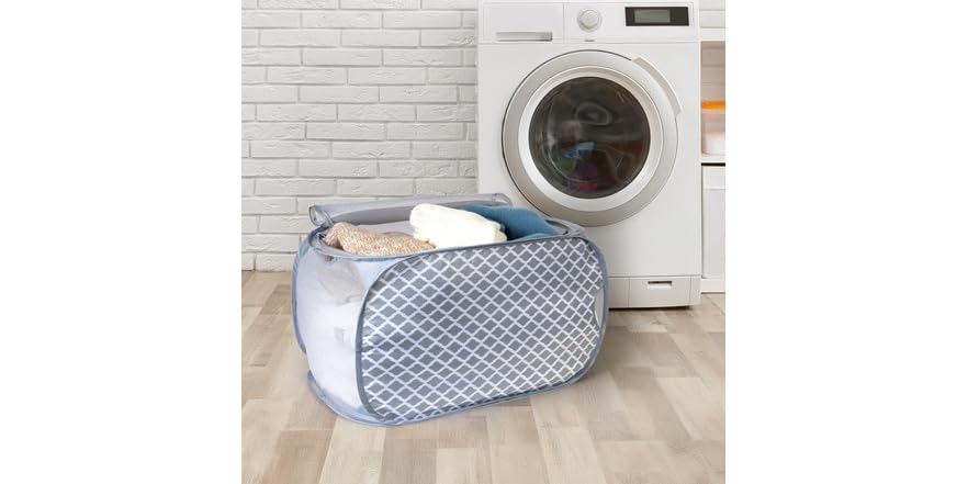Smart Design Pop Up Flip Hamper