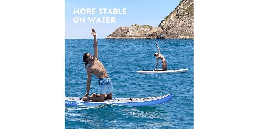 Ciays Inflatable Paddle Board w/ Accessories