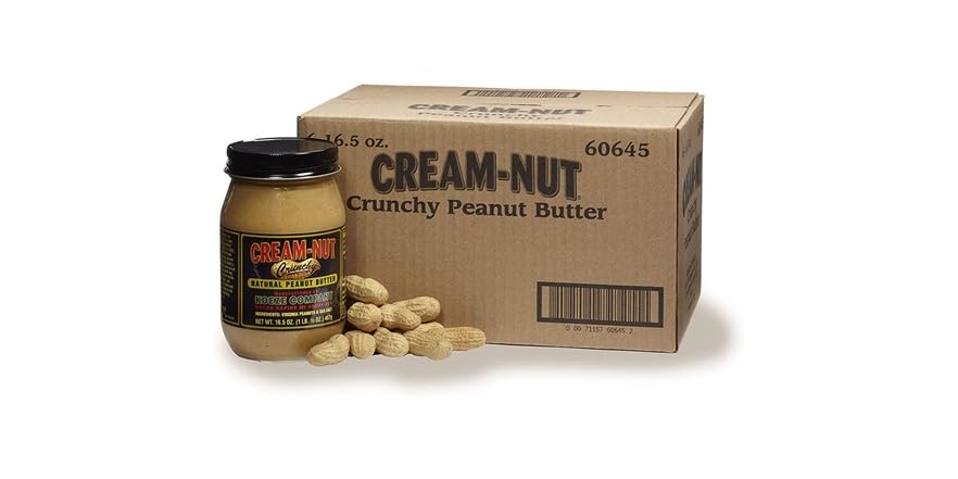 (6 Pack) Cream Nut Gourmet Crunchy Peanut Butter