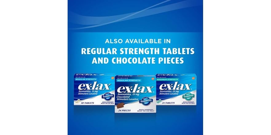 Ex-Lax Maximum Strength Laxative Pills