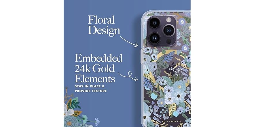 Rifle Paper Co. iPhone 14 PRO Case [Compatible with MagSafe]