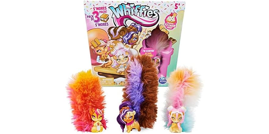Whiffies S’Mores Animals 3-Pack