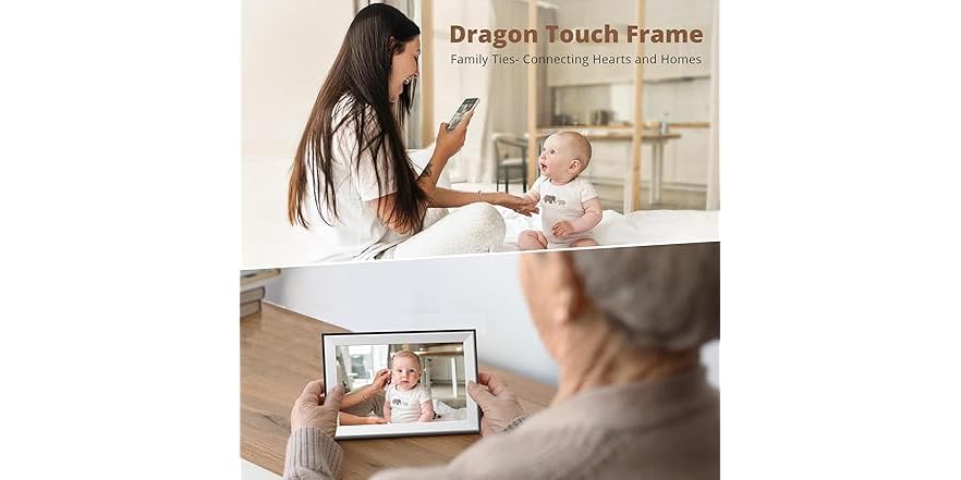Dragon Touch 10.1" Touchscreen Digital Picture Frame