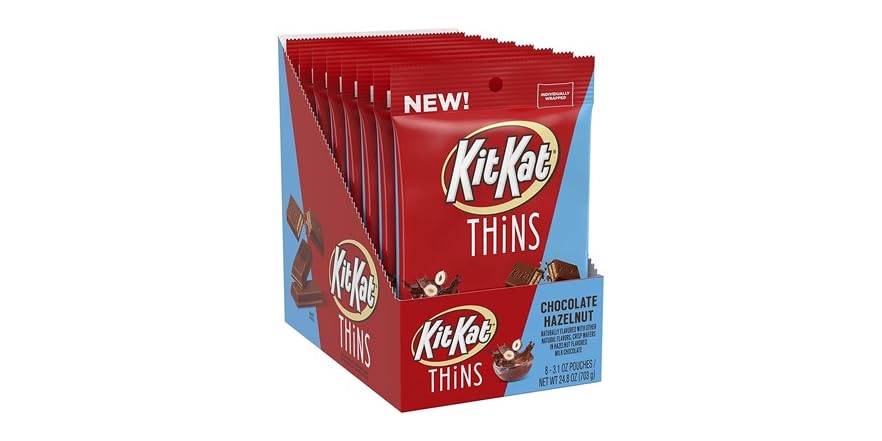 (32 Pack) KIT KAT THINS Chocolate Hazelnut