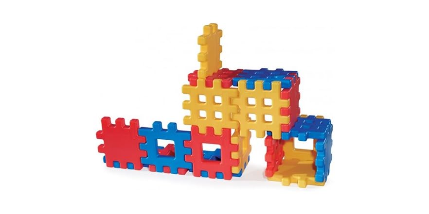 Little Tikes 18-Piece Big Waffle Block Set