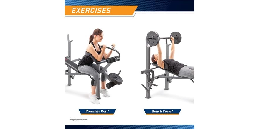 Marcy Weight Bench with Leg Developer
