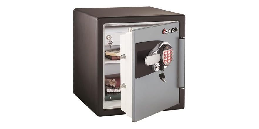 Sentry Safe Water-Resistant Fire-Safe Black