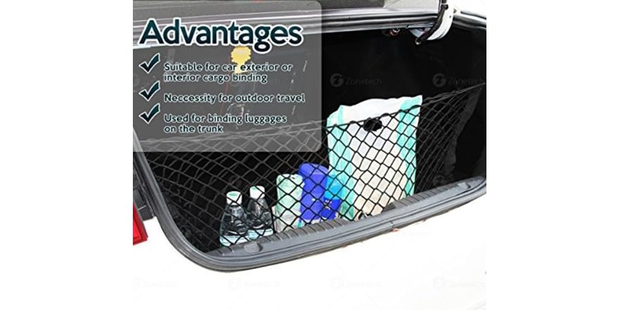 Zone Tech NE0003 Large Pocket Mesh Storage Net