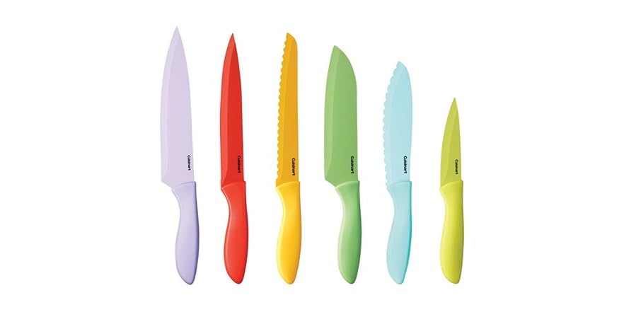 Cuisinart 12-Pc Color Cutlery Set w/Sheaths - 2 Styles