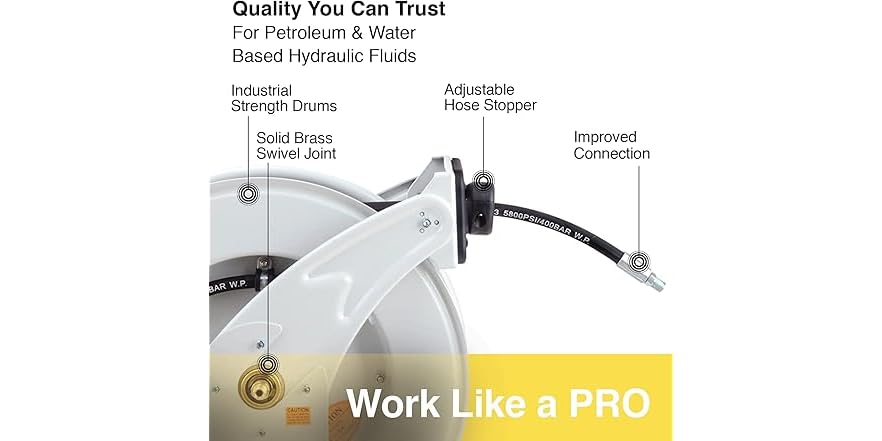 ReelWorks ReelWorks Grease Hose Reel