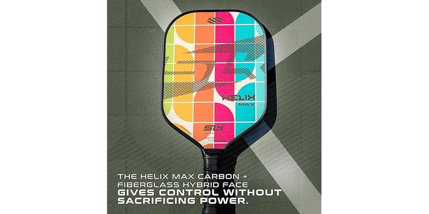 SLK Helix Pro Pickleball Paddle | Carbon