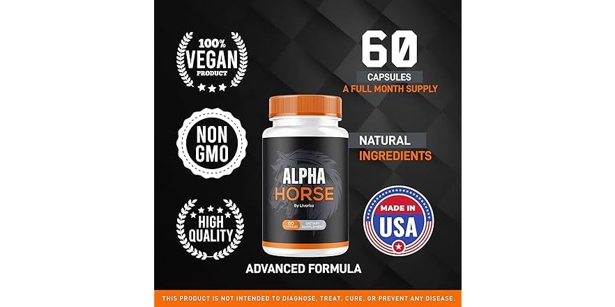 Alpha Horse Pills for Men 60 Capsules