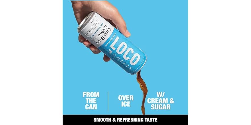 (12 Pack) Loco Coffee Coconut Water Cold Brew